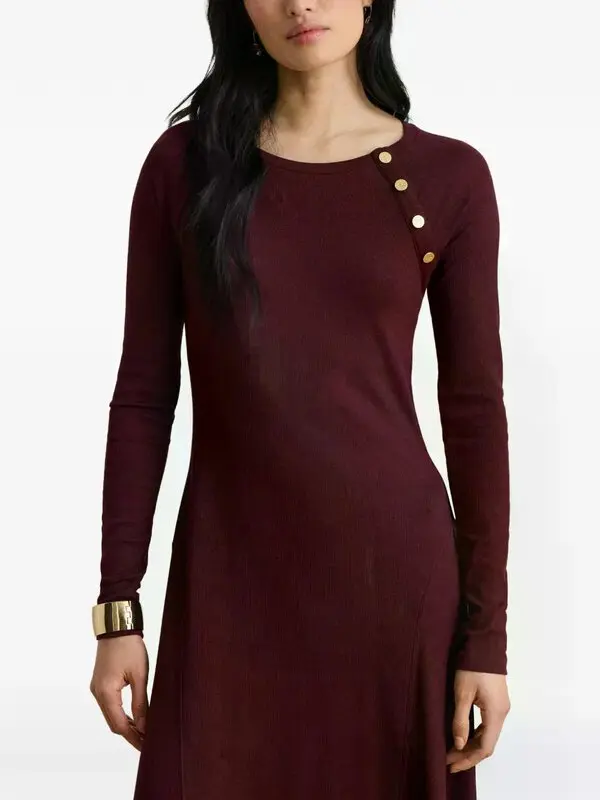 Ralph Lauren Ribbed Midi Dress
