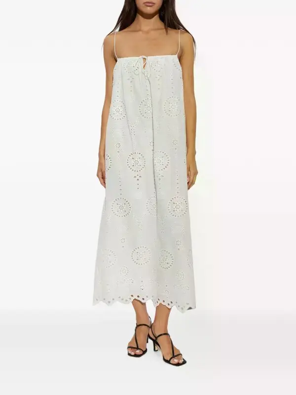 Matteau Broderie Cami Midi Dress