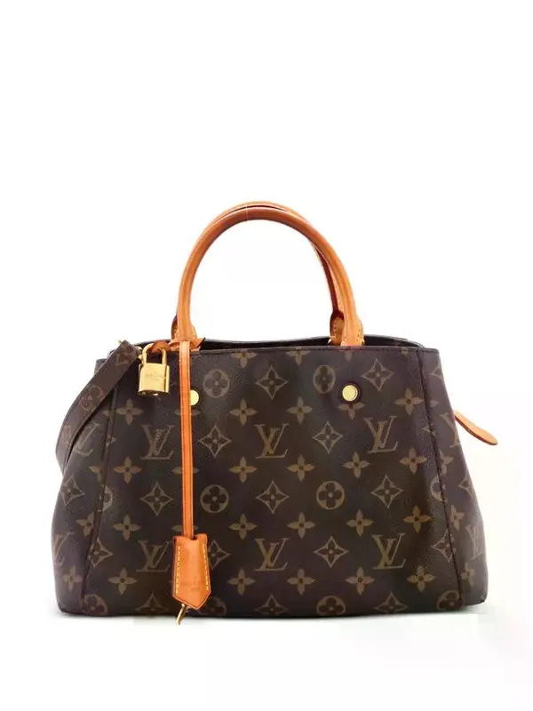 LOUIS VUITTON Monogram Canvas Montaigne Satchel