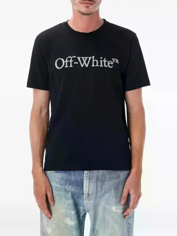 Off-White Logo-embroidered T-shirt