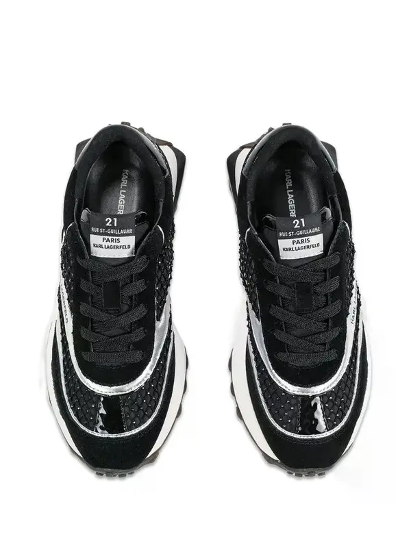 Karl Lagerfeld Embellished Panelled Sneakers
