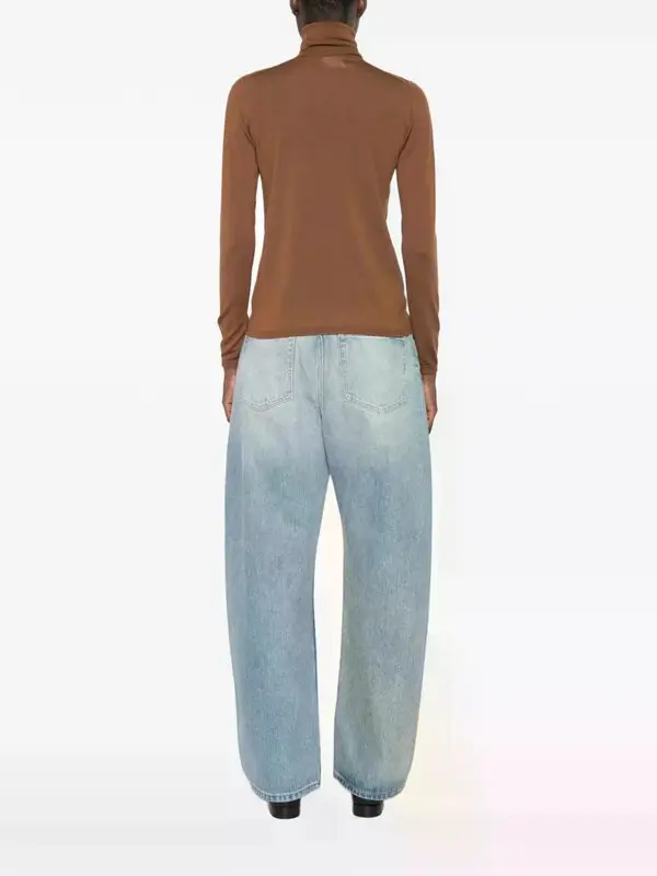 Max Mara Saluto Fine Knit Roll-neck Long-sleeve Sweater