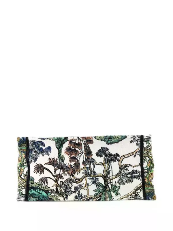 Dior Book Embroidered Canvas Medium Tote Bag