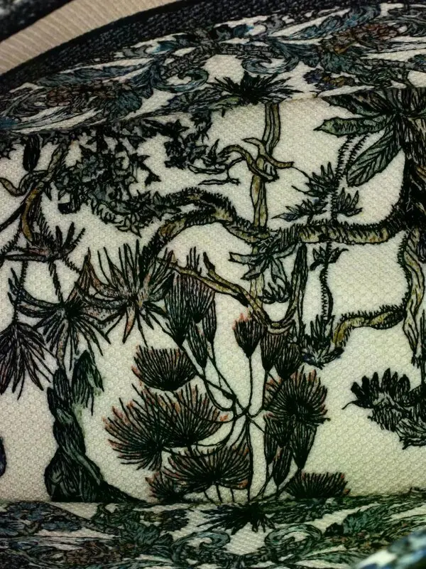 Dior Book Embroidered Canvas Medium Tote Bag