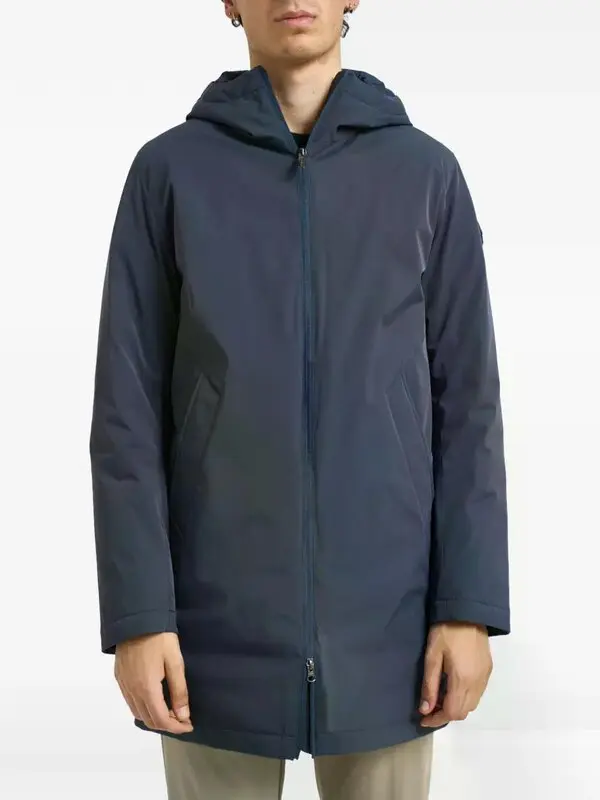 COLMAR Hooded Raincoat With Logo Patch