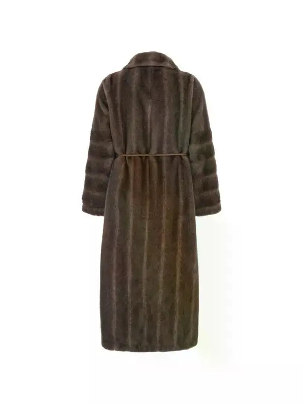 VALENTINI 1972 Belted Faux-fur Coat