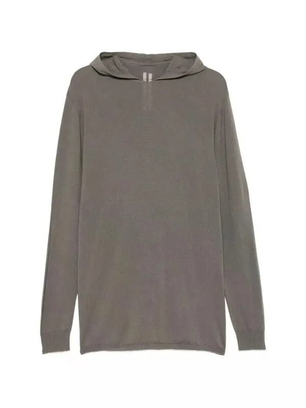 Rick Owens Oversized Fine-knit Hoodie