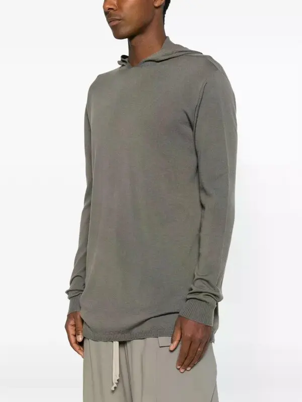 Rick Owens Oversized Fine-knit Hoodie