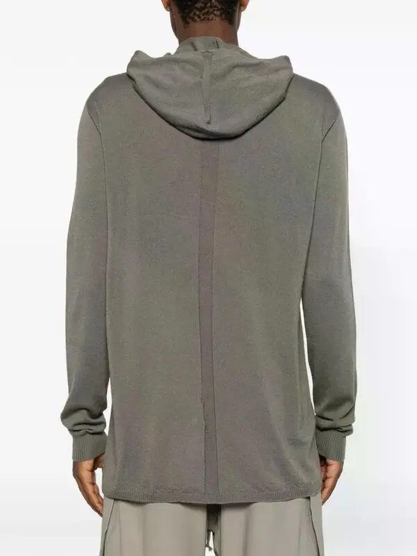 Rick Owens Oversized Fine-knit Hoodie