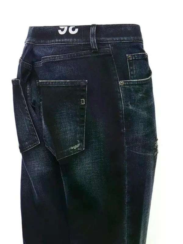 DONDUP Faded Distressed Jeans