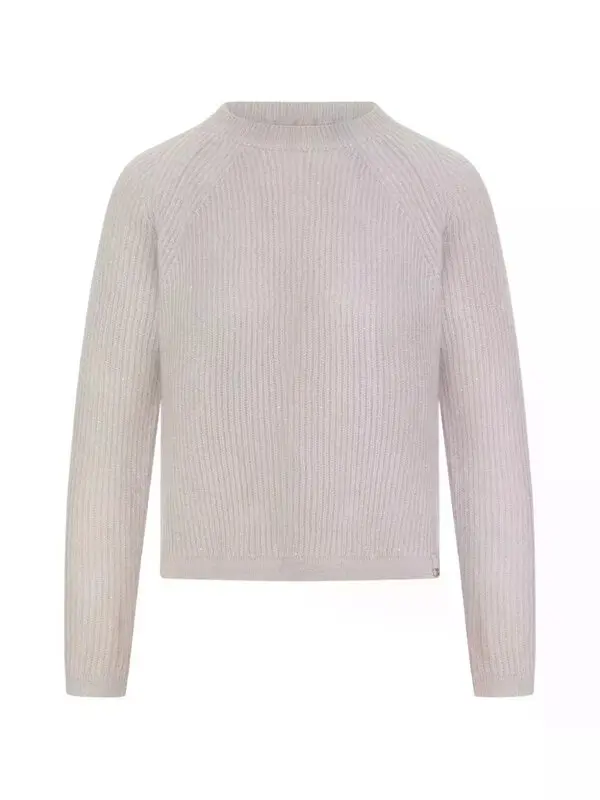 Herno Ribbed-knit Sequin-embellished Sweater
