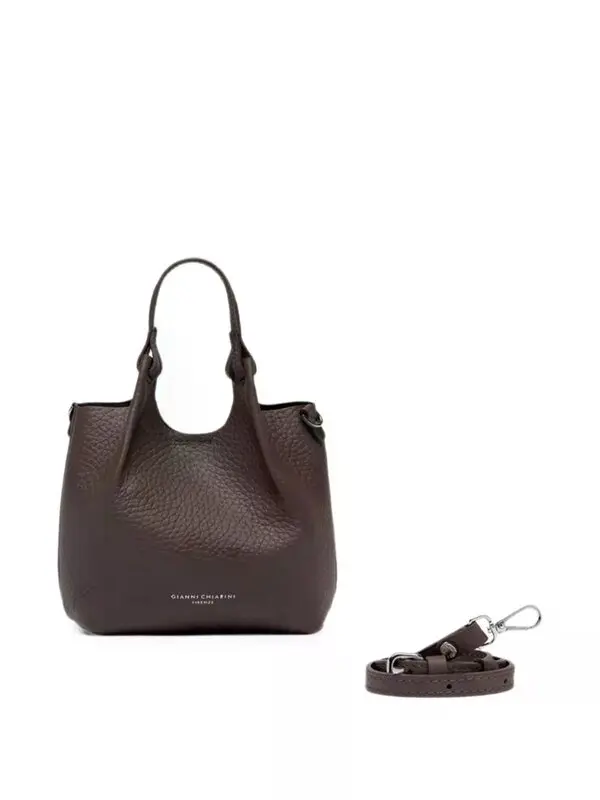 GIANNI CHIARINI Small Dua Grained-leather Tote Bag