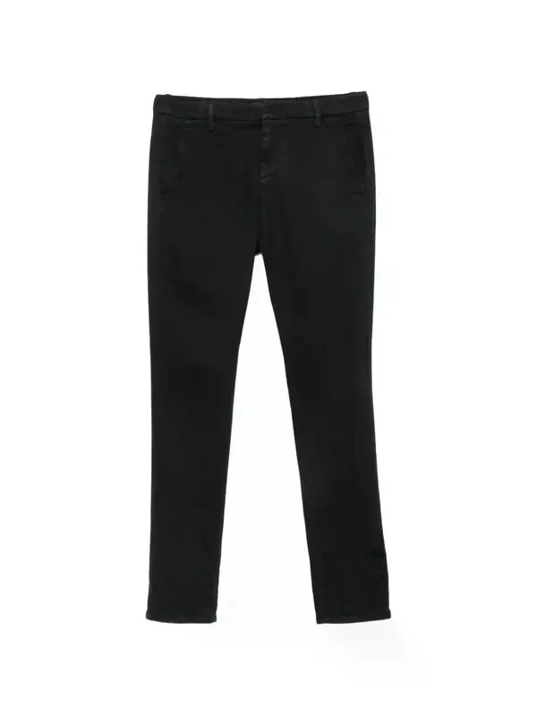 DONDUP Slim Fit Trousers - Black