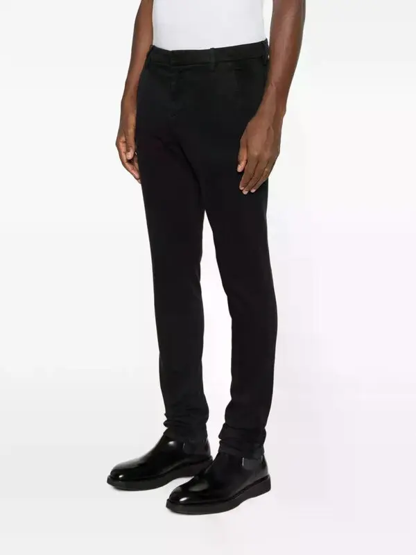 DONDUP Slim Fit Trousers - Black