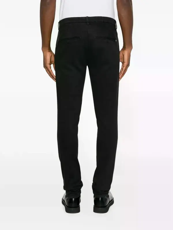 DONDUP Slim Fit Trousers - Black