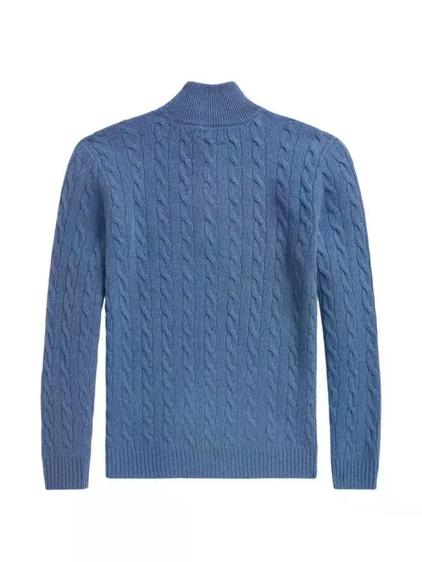 Polo Ralph Lauren Cable Knit Mock Neck Sweater
