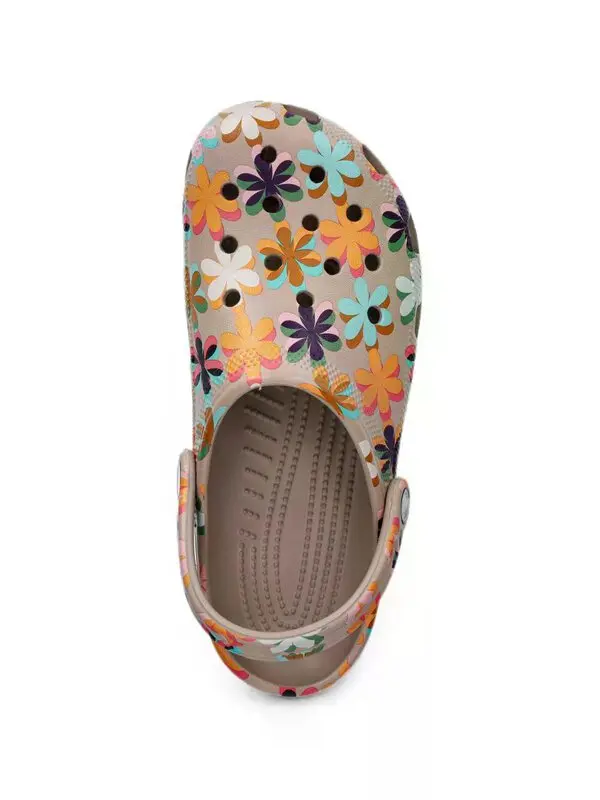 CROCS Classic Retro Summer Floral-print Clogs