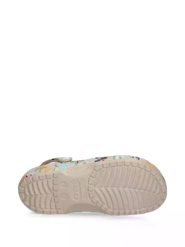 CROCS Classic Retro Summer Floral-print Clogs