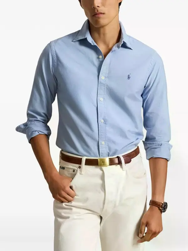 Polo Ralph Lauren Slim Fit Garment-dyed Oxford Shirt