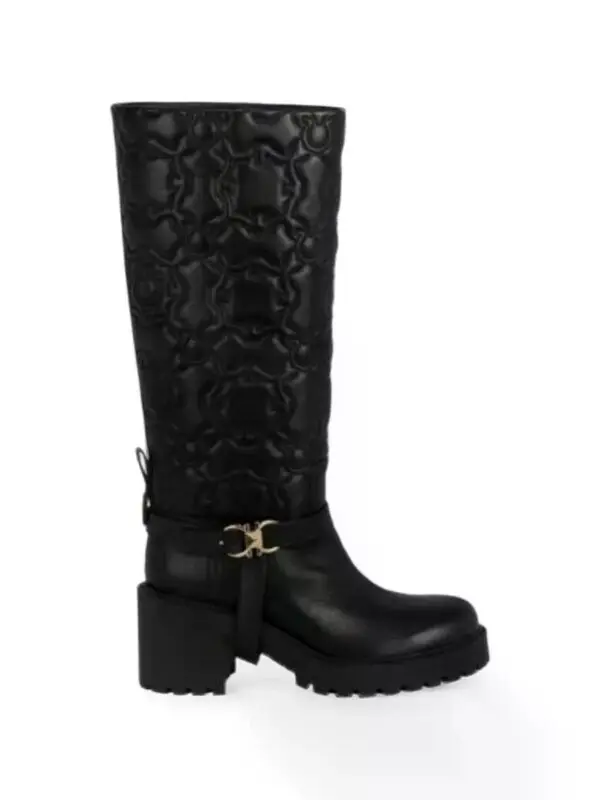 FERRAGAMO Quilted Leather Boots