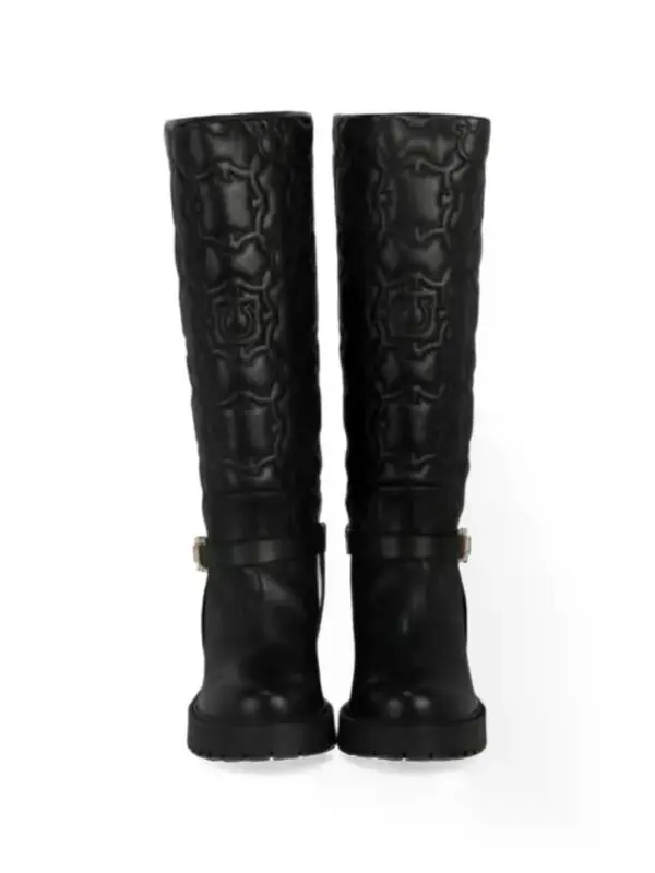 FERRAGAMO Quilted Leather Boots