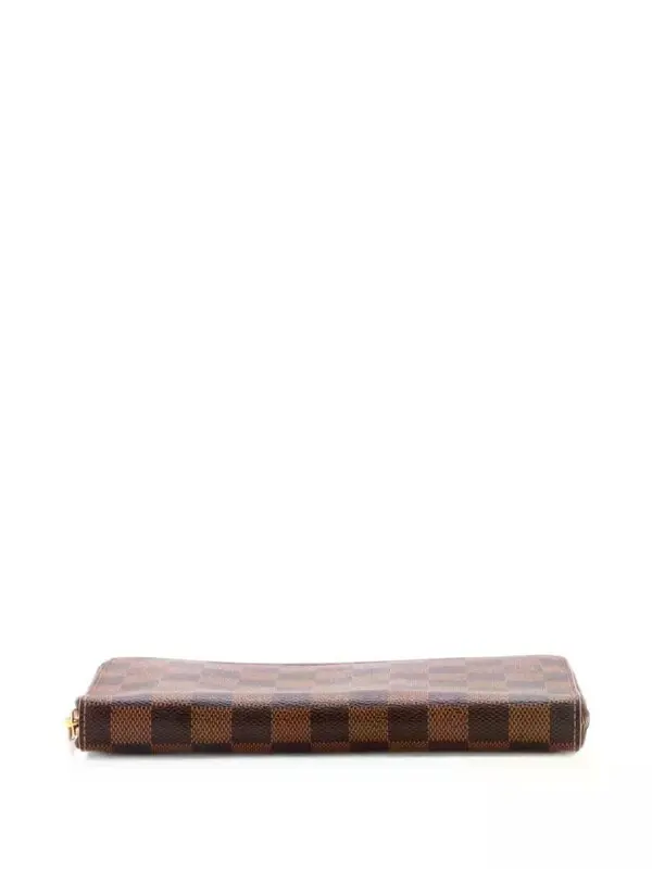 LOUIS VUITTON Zippy Organizer Damier Small Wallets - Brown