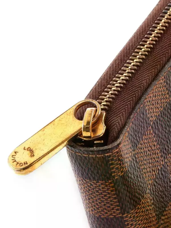 LOUIS VUITTON Zippy Organizer Damier Small Wallets - Brown