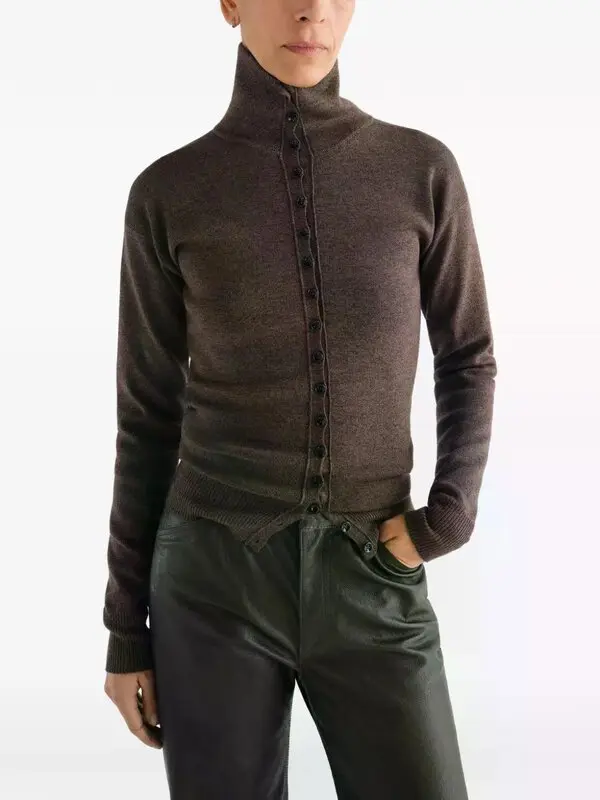 LEMAIRE Buttoned Fine Wool Top