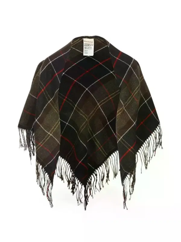 Barbour Kirklees Tartan Triangular Scarf