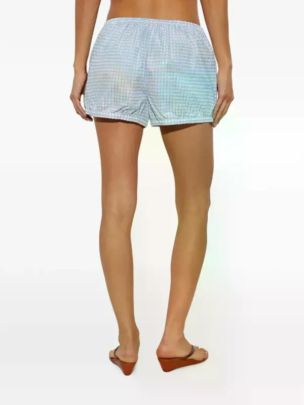 Posse Lila Gingham Shorts - Blue