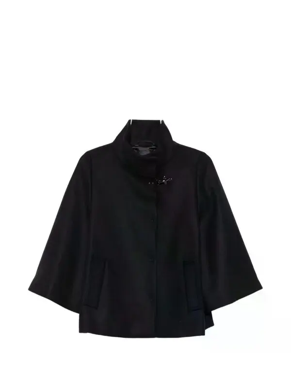 FAY Toggle-fastening Funnel-neck Cape
