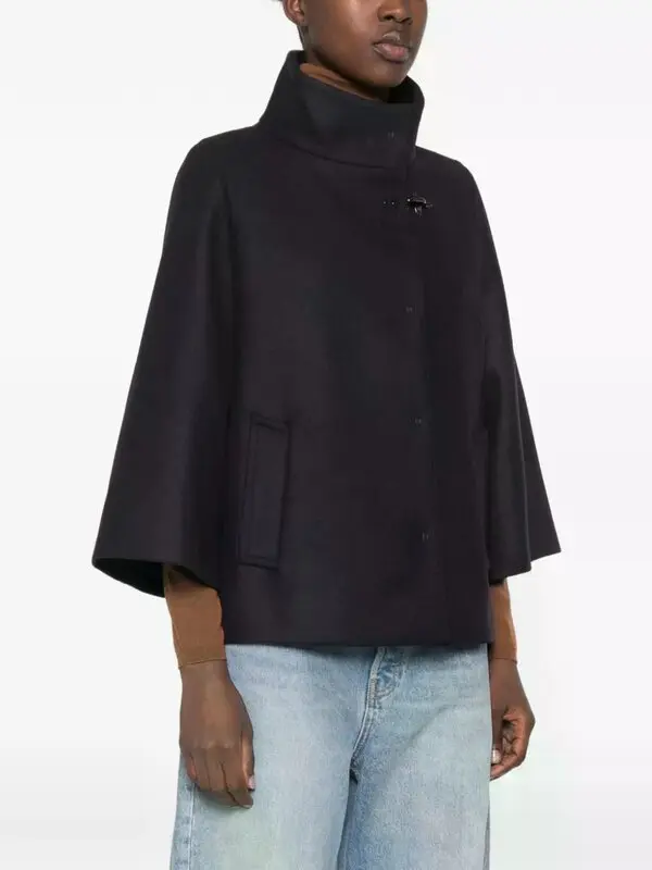 FAY Toggle-fastening Funnel-neck Cape