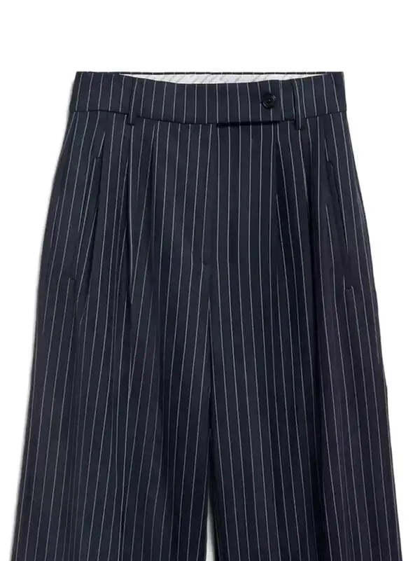ARMEDANGELS Kaayua Pinstripe Wide Leg Trousers