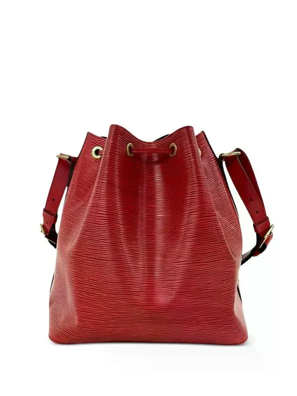 LOUIS VUITTON Epi Petit Noe Bucket Bag - Red