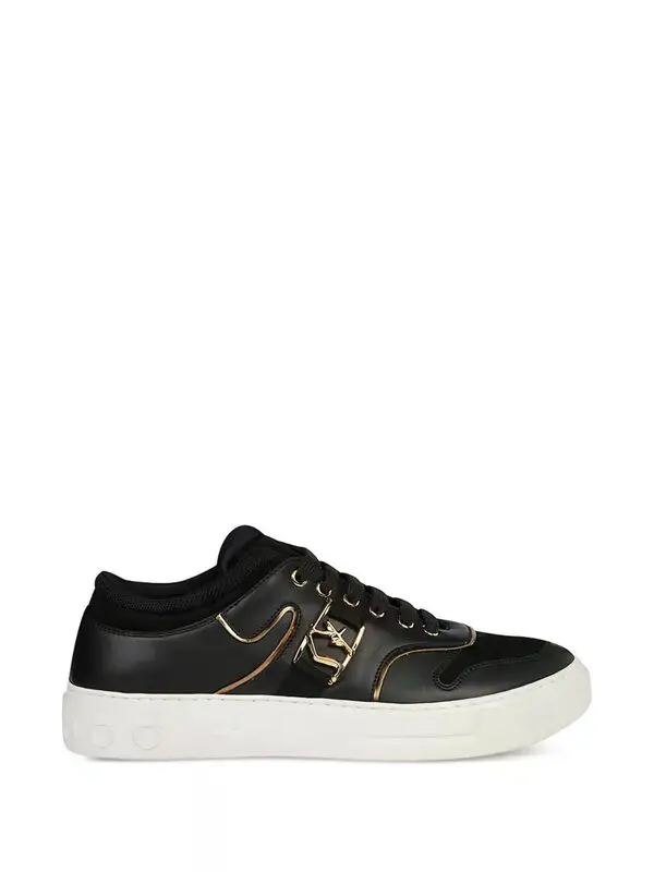 FERRAGAMO Gancini Plaque Low-top Sneakers