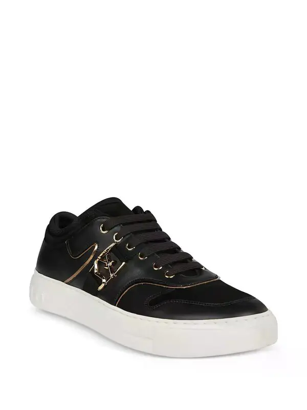 FERRAGAMO Gancini Plaque Low-top Sneakers