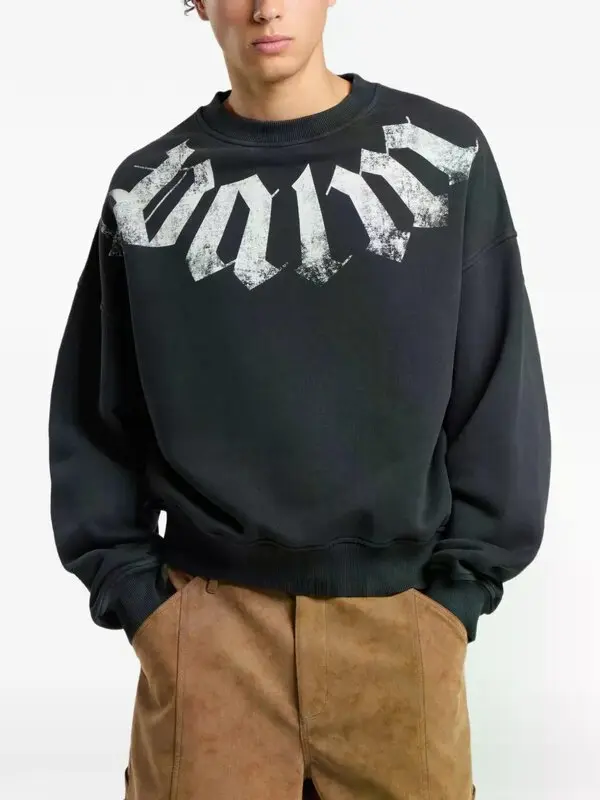 Palm Angels Logo-print Cotton Sweatshirt
