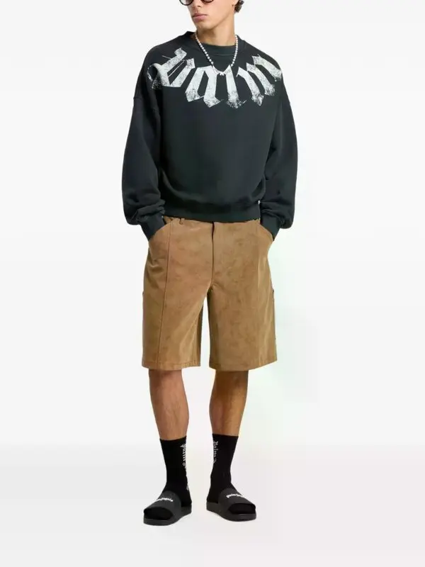 Palm Angels Logo-print Cotton Sweatshirt