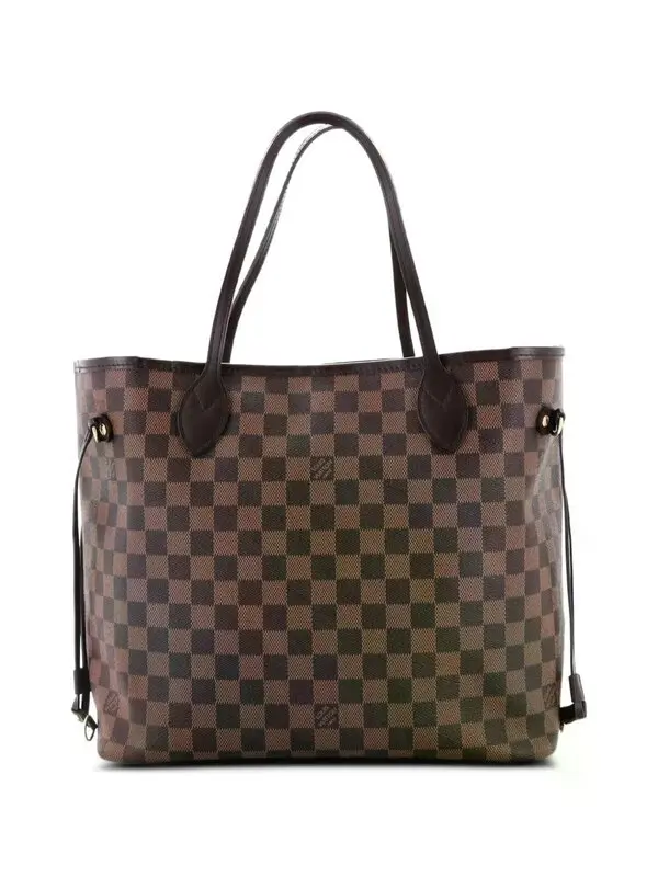 LOUIS VUITTON Damier Mm Tote Bag - Brown