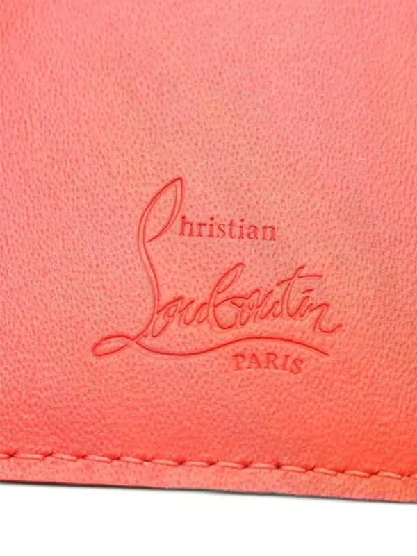 CHRISTIAN LOUBOUTIN 2010s Paloma Studded Trifold Wallet