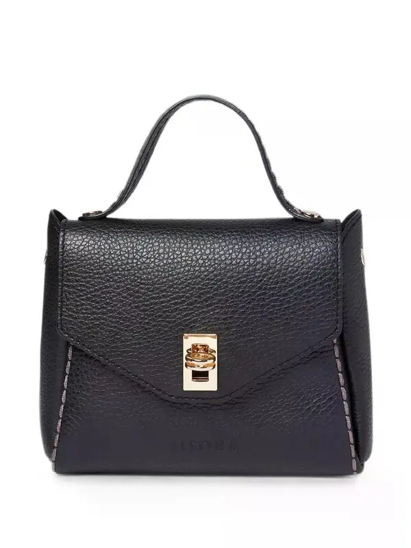 VISONA` Mini Grained Tote Bag
