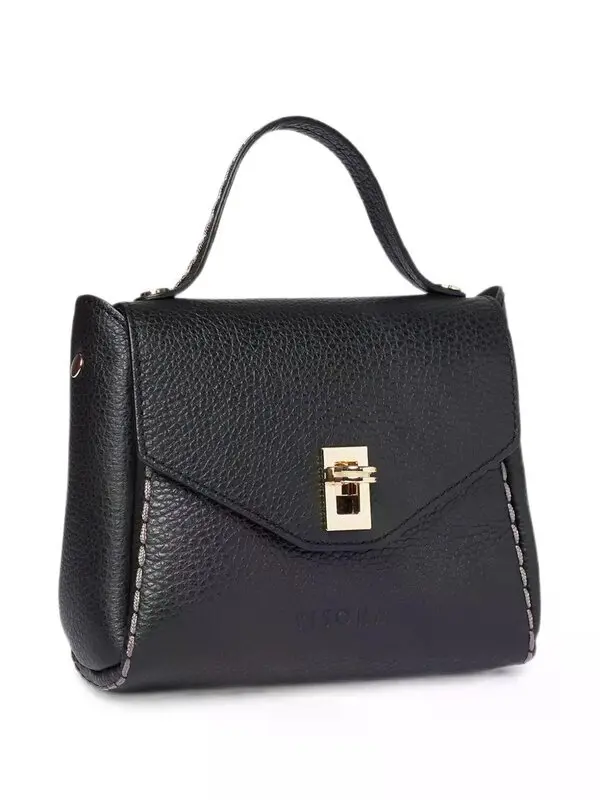 VISONA` Mini Grained Tote Bag