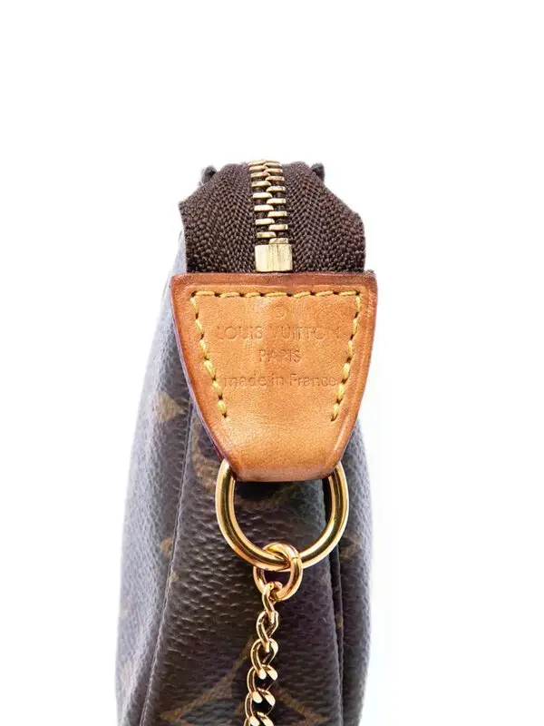 LOUIS VUITTON 2020 Monogram Mini Pochette Accessoires Handbag - Brown