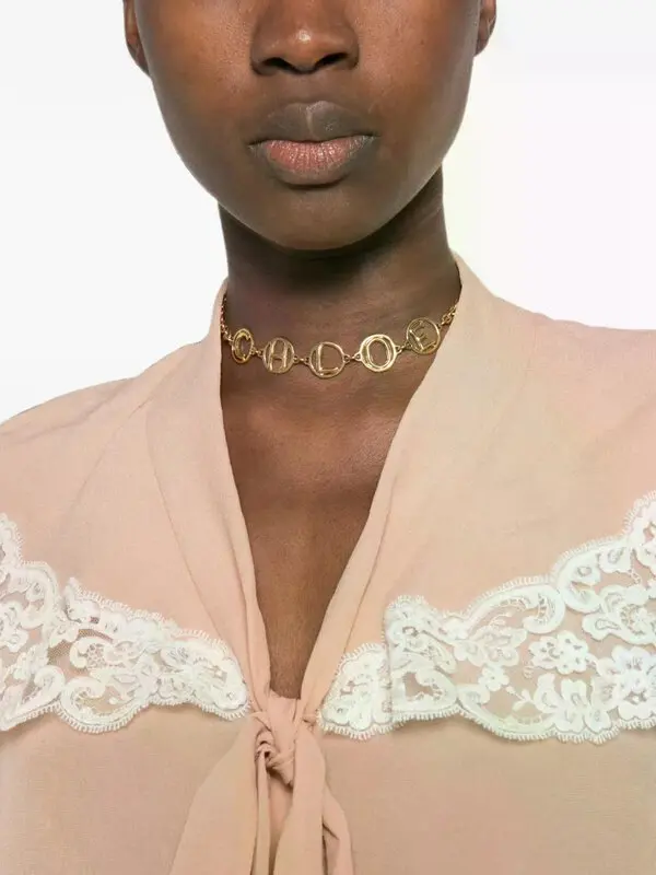 Chloé Lace-trimmed Silk Georgette Blouse