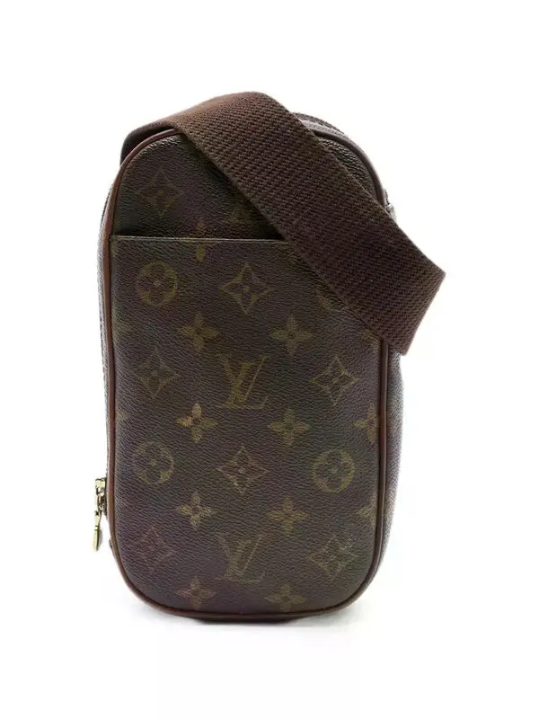 LOUIS VUITTON 2001 Monogram Pochette Gange Crossbody Bag