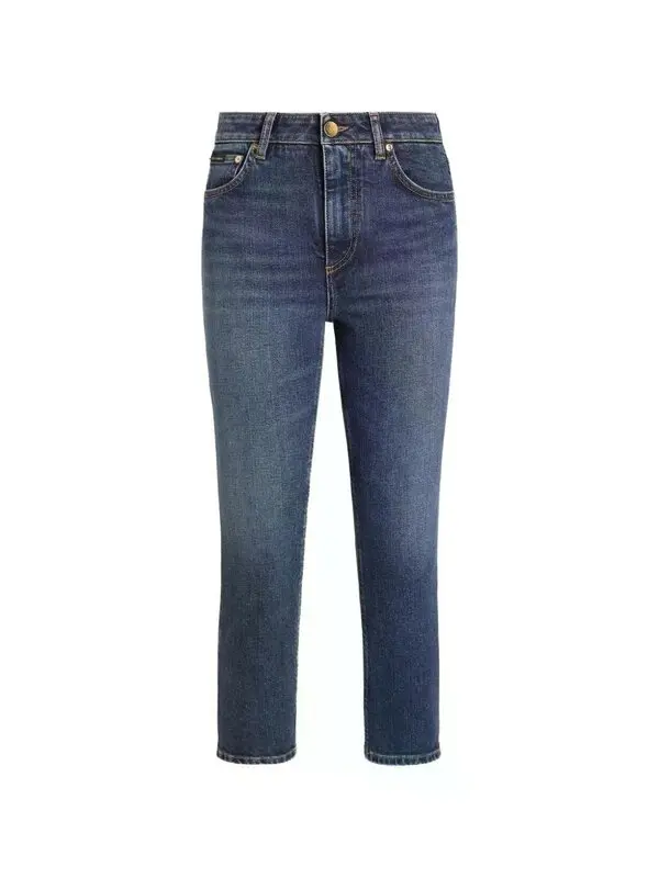 Dolce & Gabbana Audrey Waist Capri Length Denim Trousers