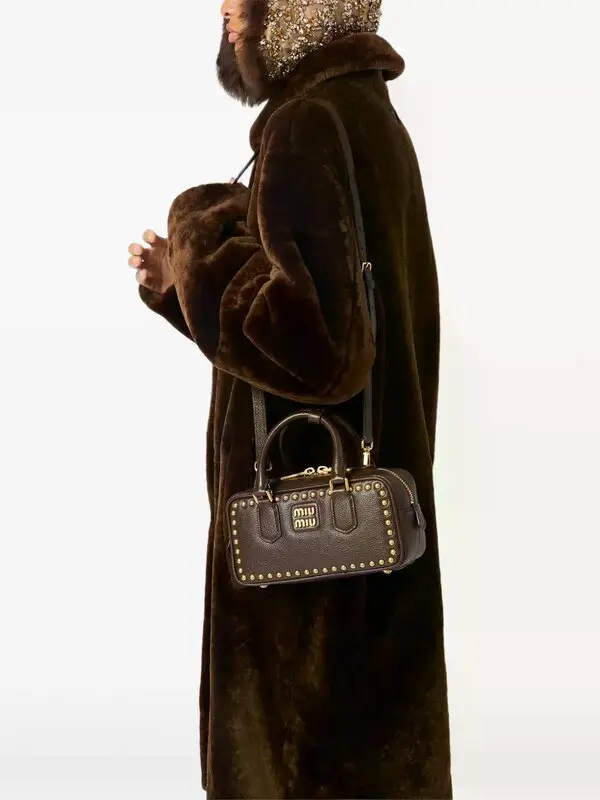 Miu Miu Arcadie Studded Leather Bag