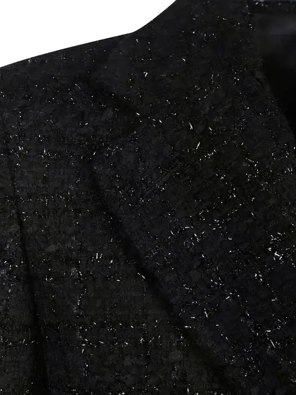 Tagliatore Bouclé-knit Tailored Blazer
