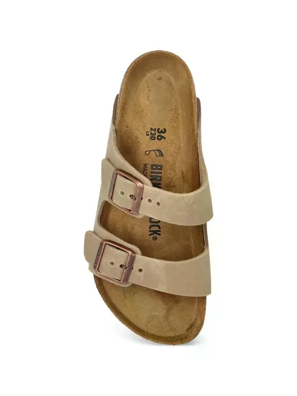 BIRKENSTOCK Arizona Double Buckle Sandals - Neutrals