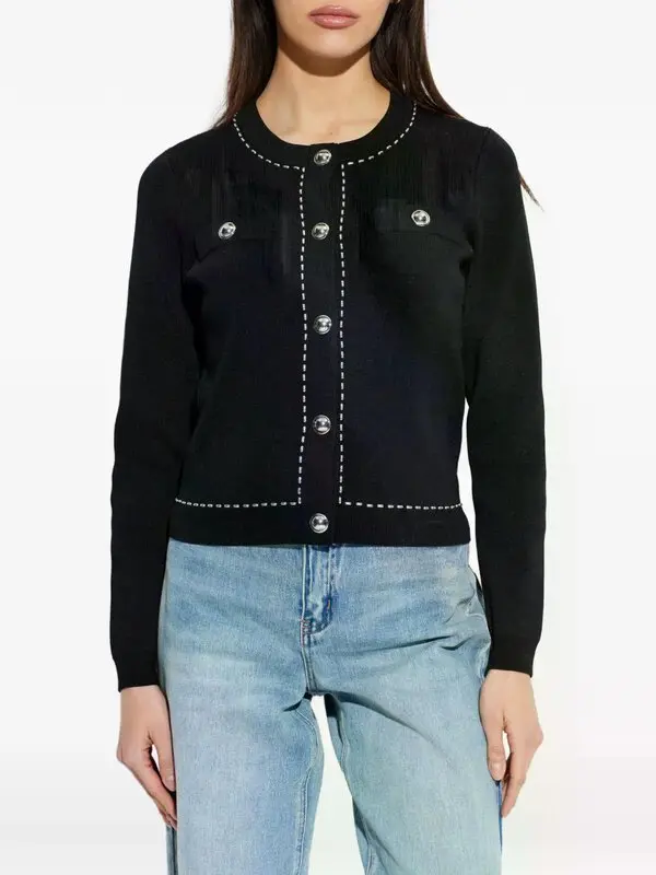 Michael Kors Embellished Studded Cardigan